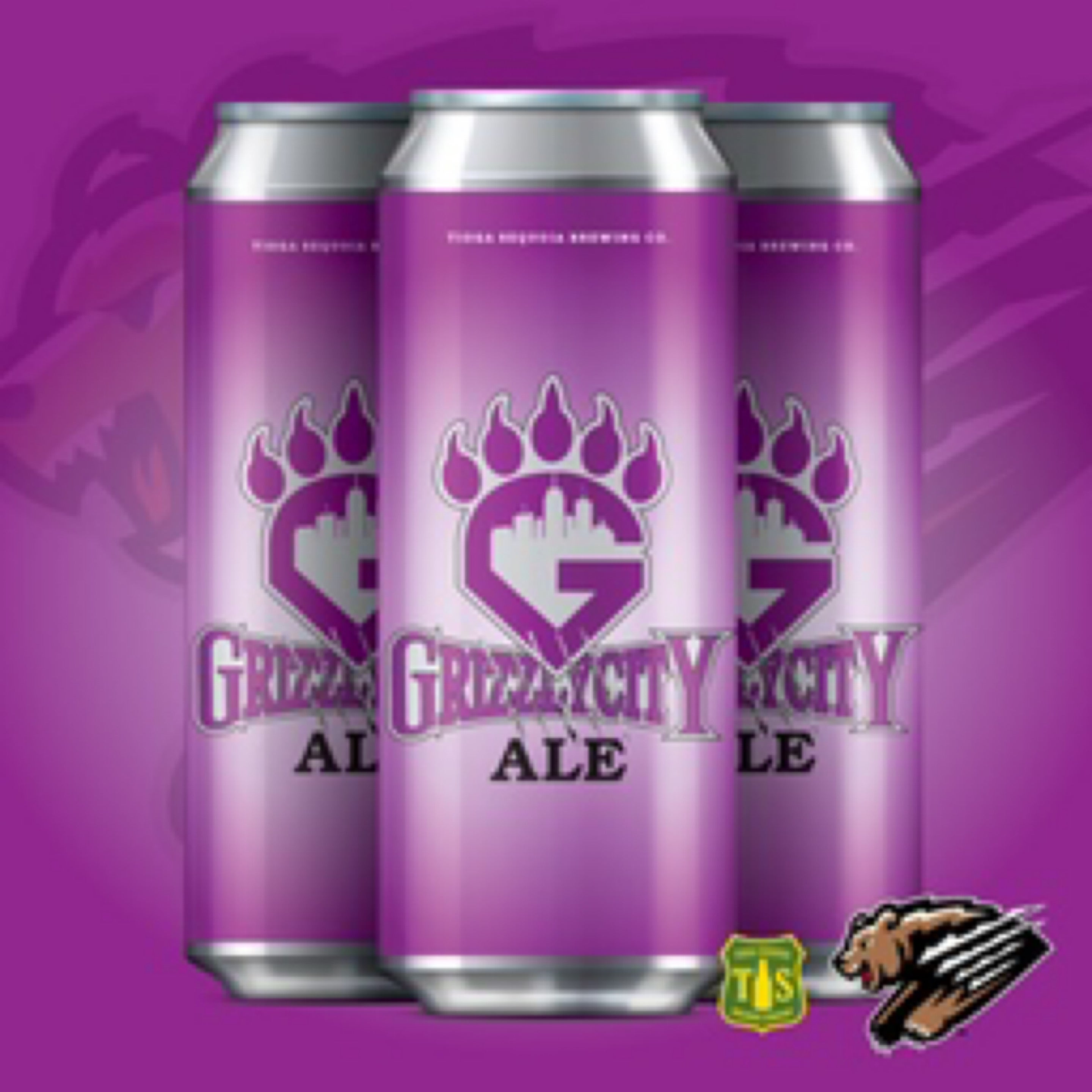 4pk 19.2oz Grizzly City Ale | Tioga-Sequoia Brewing Co.