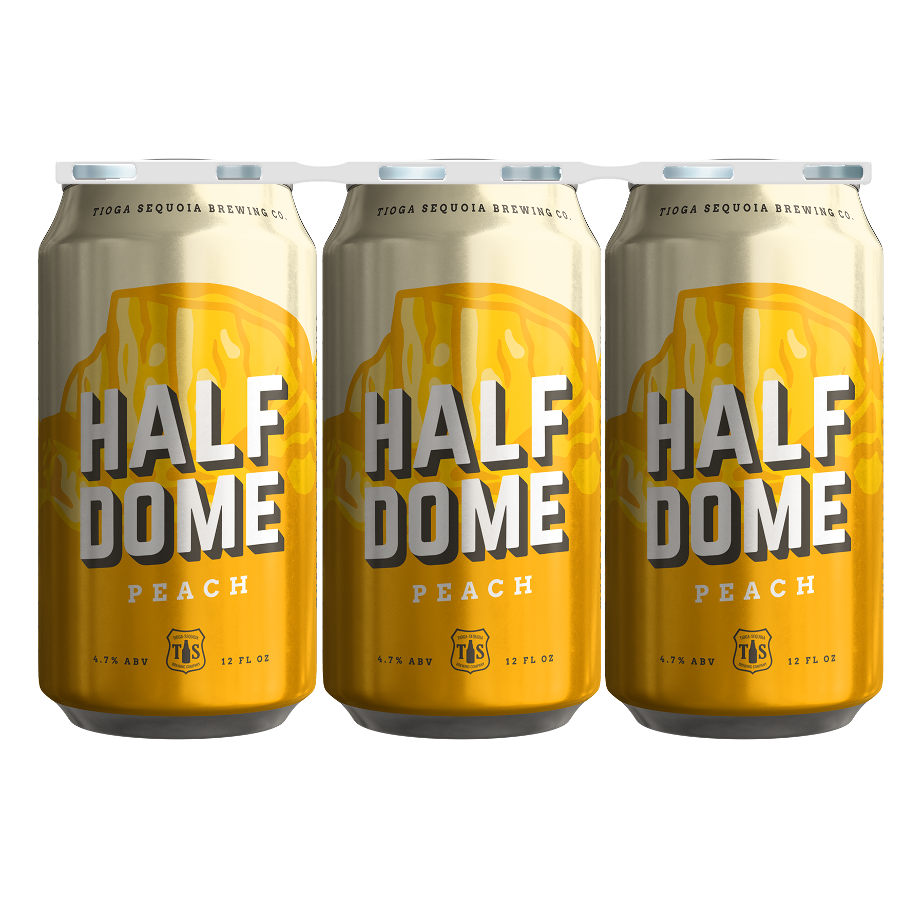6pk Half Dome Peach Wheat | Tioga-Sequoia Brewing Co.