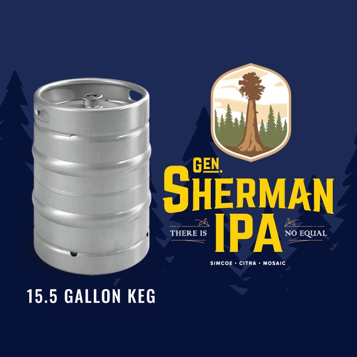 15.5 Gallon Gen Sherman IPA | Tioga-Sequoia Brewing Co.