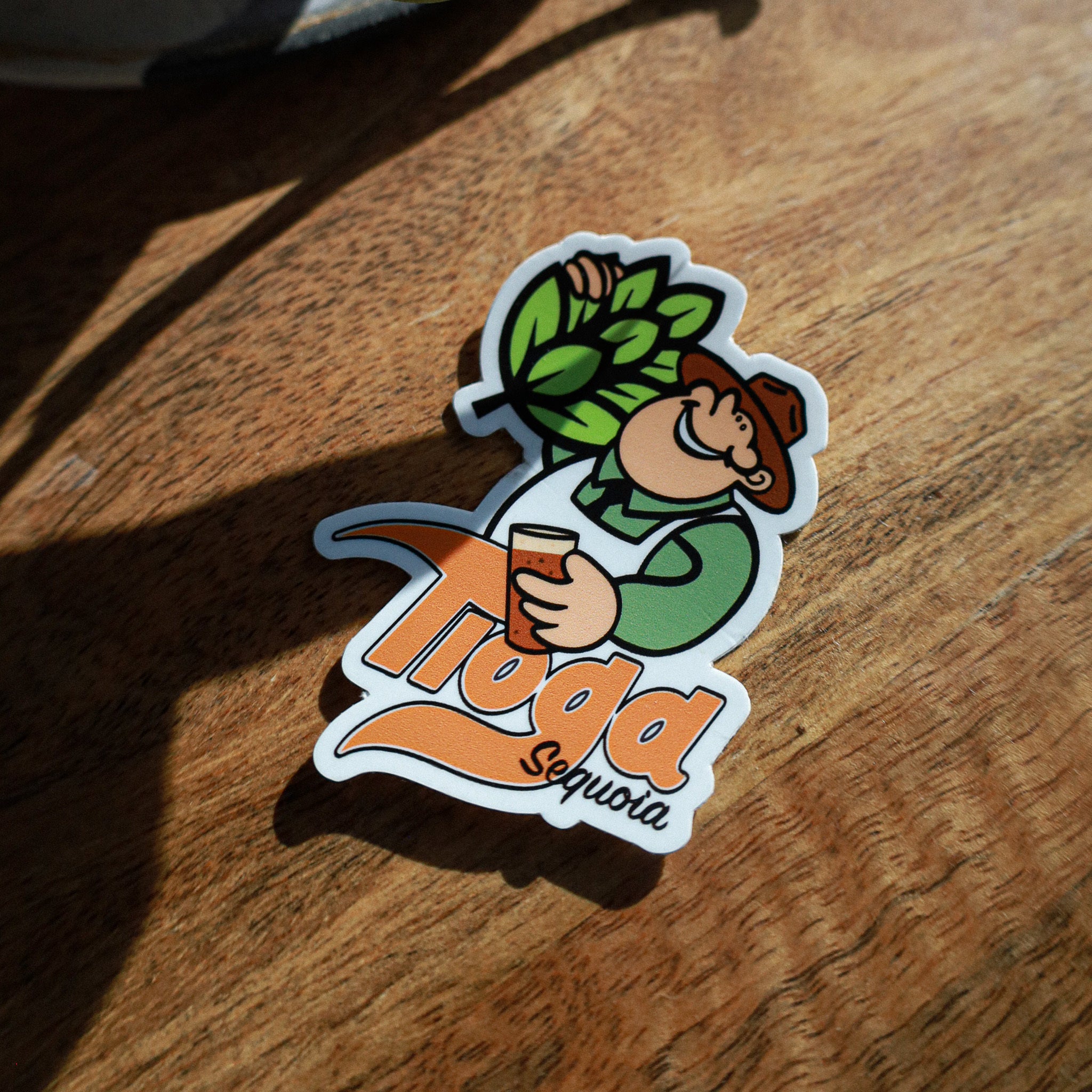 Ranger Randy Sticker | Tioga-Sequoia Brewing Co.