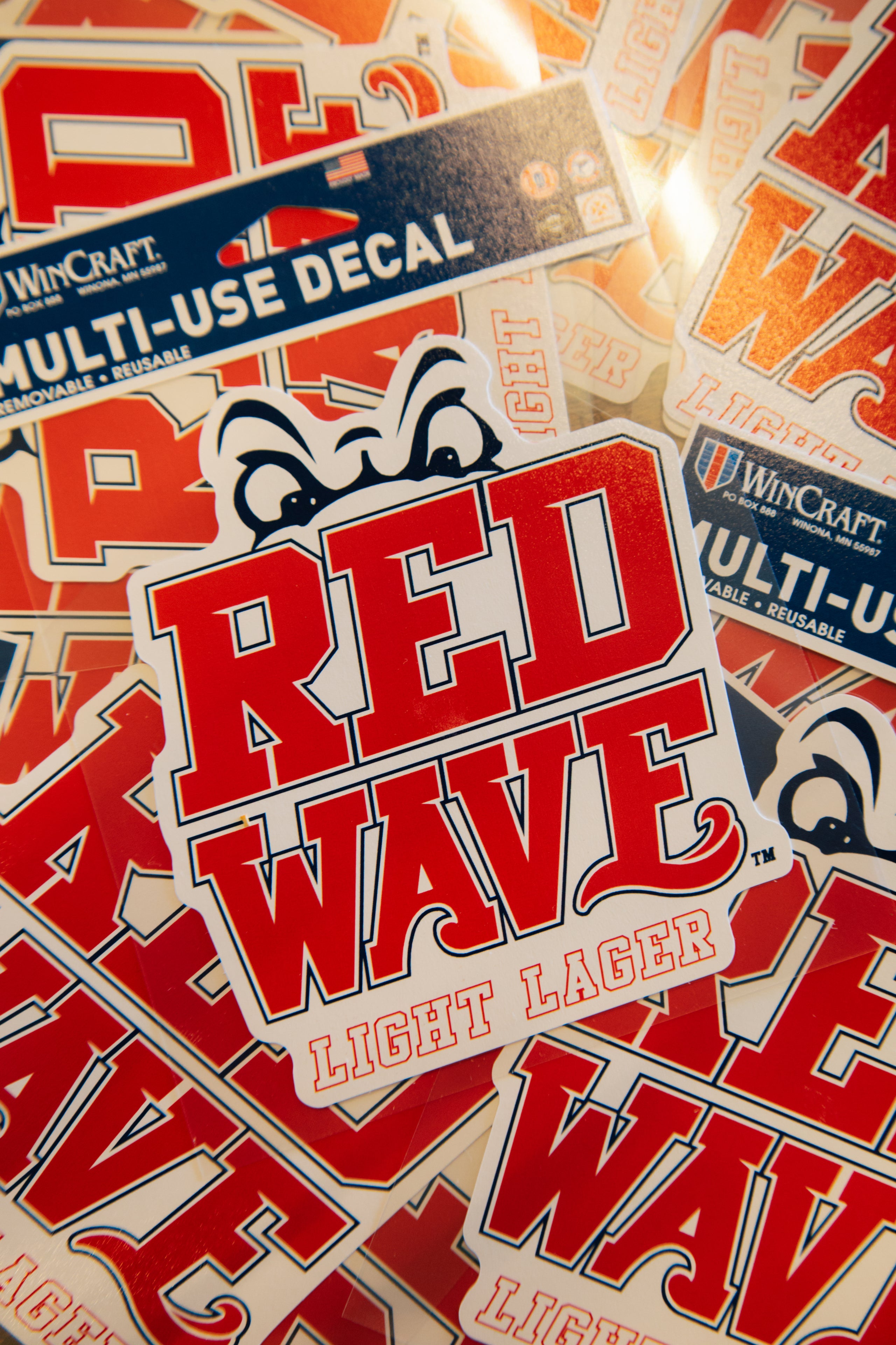 Red Wave Sticker | Tioga-Sequoia Brewing Co.