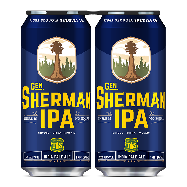 4pk Gen Sherman IPA | Tioga-Sequoia Brewing Co.